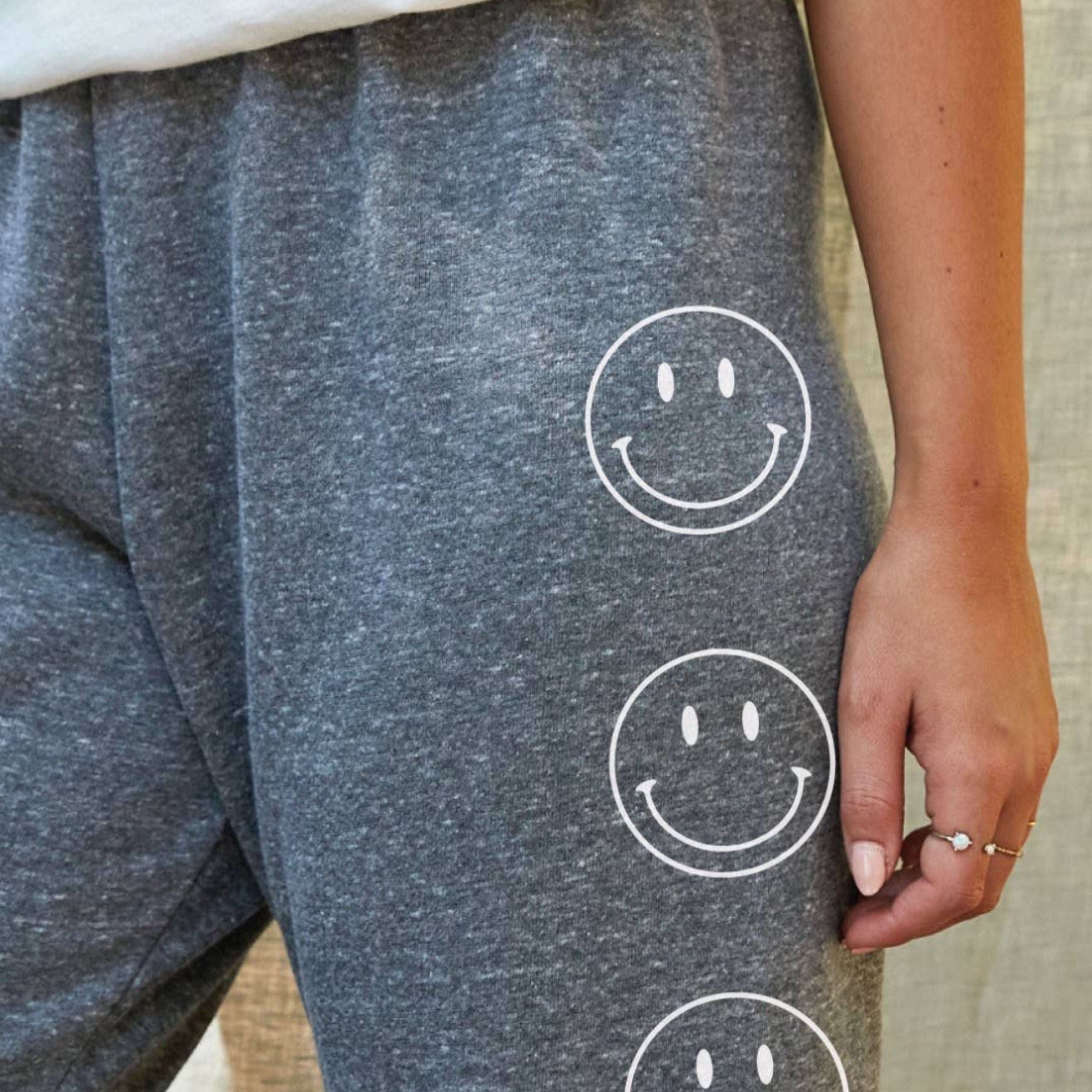 SMILEY FACE SWEATPANTS | Tint. Brow Studio